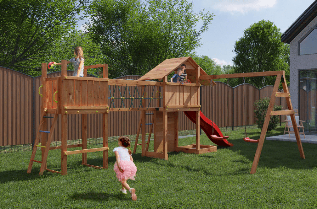 Kaufratgeber: Spielturm mit Rutsche & Schaukel für Kinder